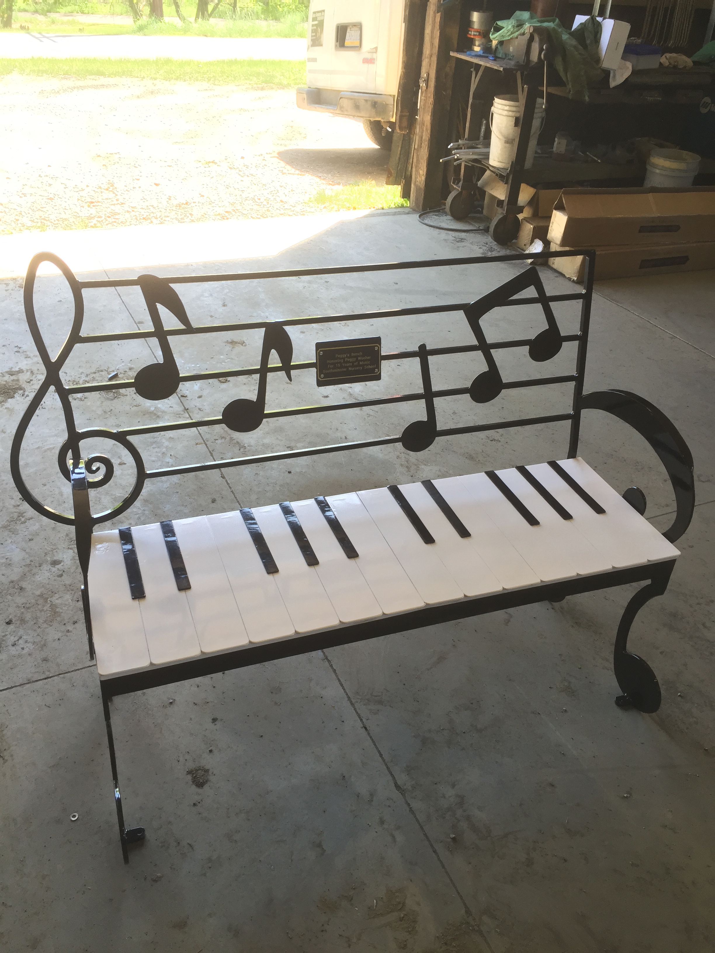 Piano Bench - Schultz Ornamental Iron